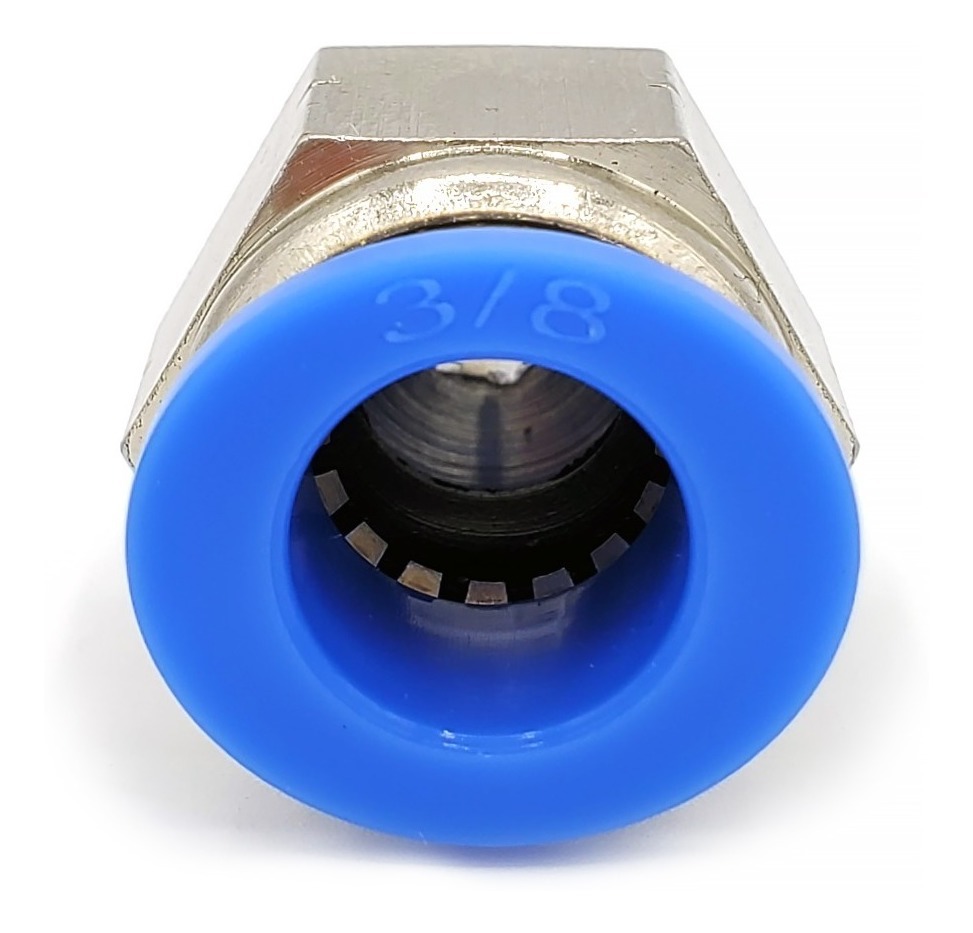 10 Pz De Conector/racor Rápido Neumático Recto 1/8 Npt X 3/8 | Instrutek